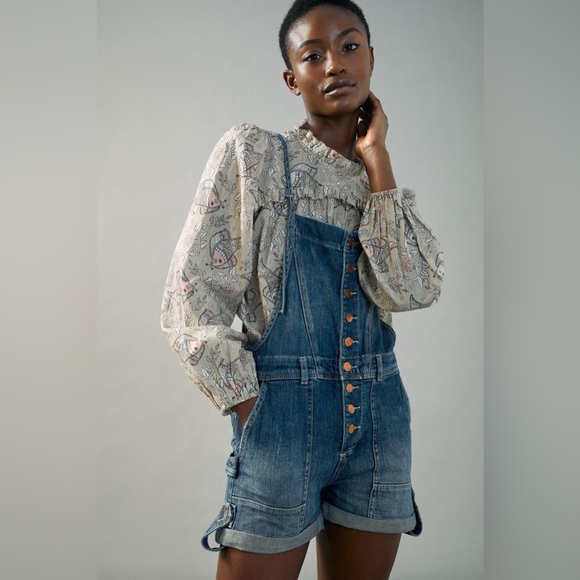 Pilcro | Shorts | Anthropologie Pilcro Everyday Short Overalls Nwt 29 ...